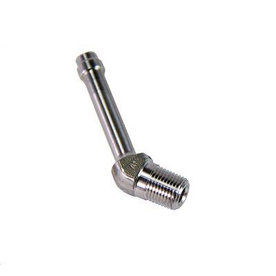 45 DEG ELBOW SS HOSE TO PIPE FITTING - Heldoorn Manufacturing